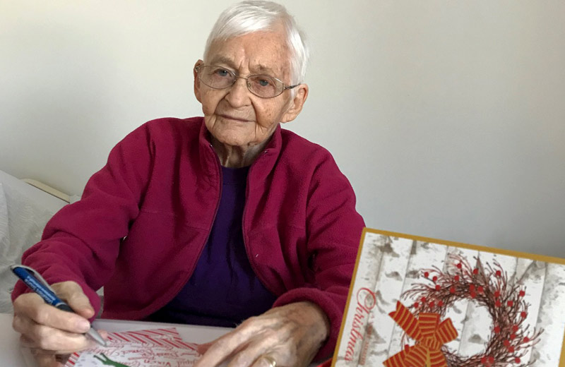 99-year old Prince George resident shares Christmas cheer with the ...