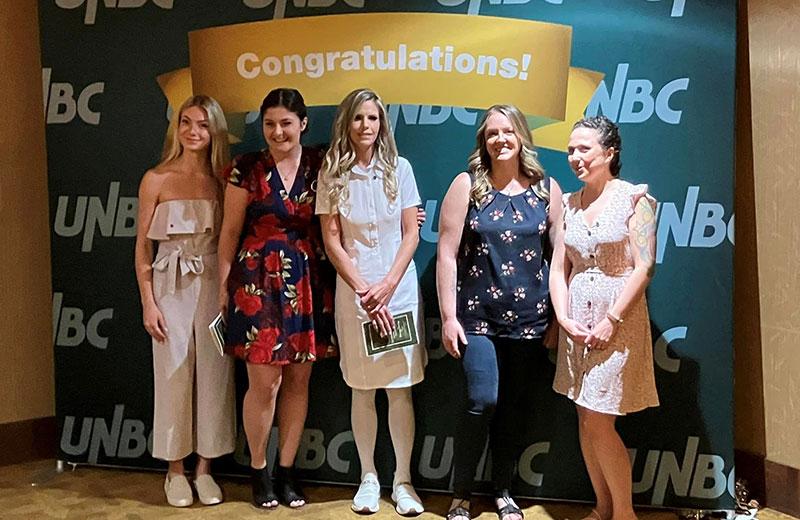 Celebrating the inaugural graduating class of UNBC's Northern Baccalaureate Nursing Program ...